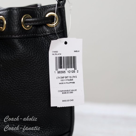 Coach | Bags | Nwt Coach Cn683 Dempsey Drawstring Bucket Bag 5 Refine ...